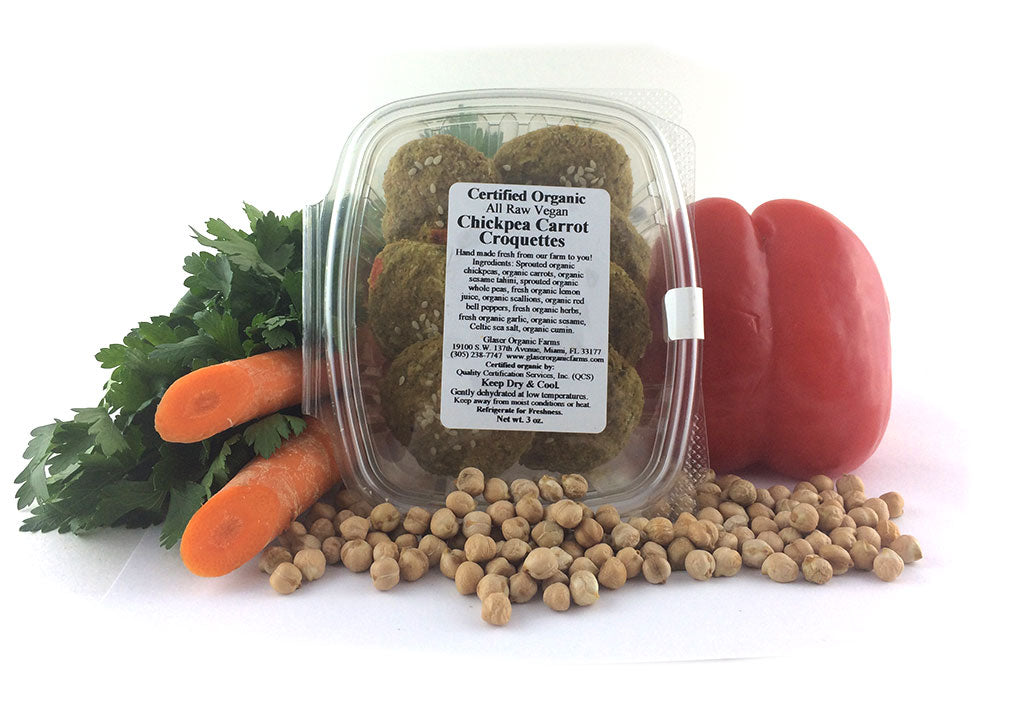 Chickpea Carrot Croquettes, Certified Organic