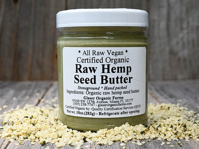 RAW HEMP SEED BUTTER - CERTIFIED ORGANIC