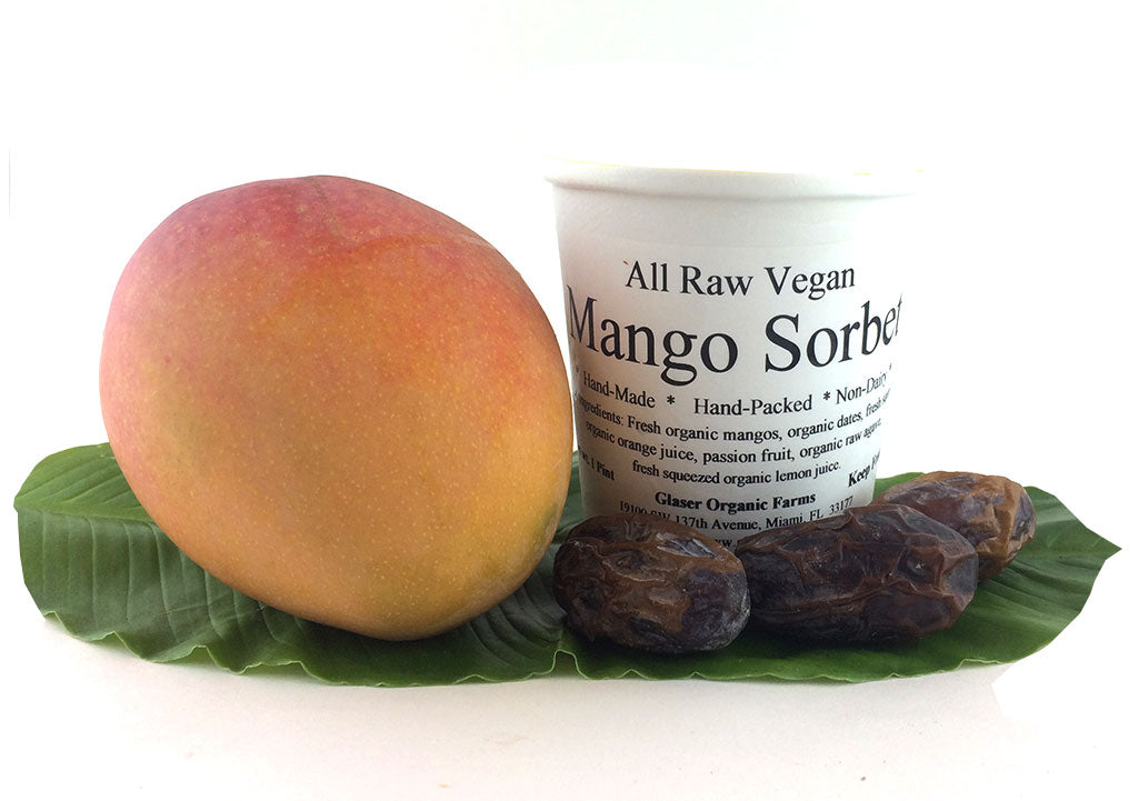Mango Sorbet - Raw Vegan, Natural
