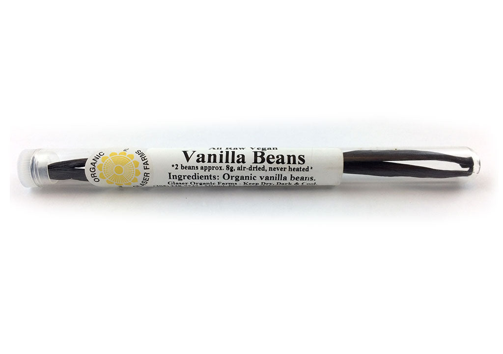 Vanilla Beans, Certified Organic, Fair Trade Plus, 2 Whole Beans per ...