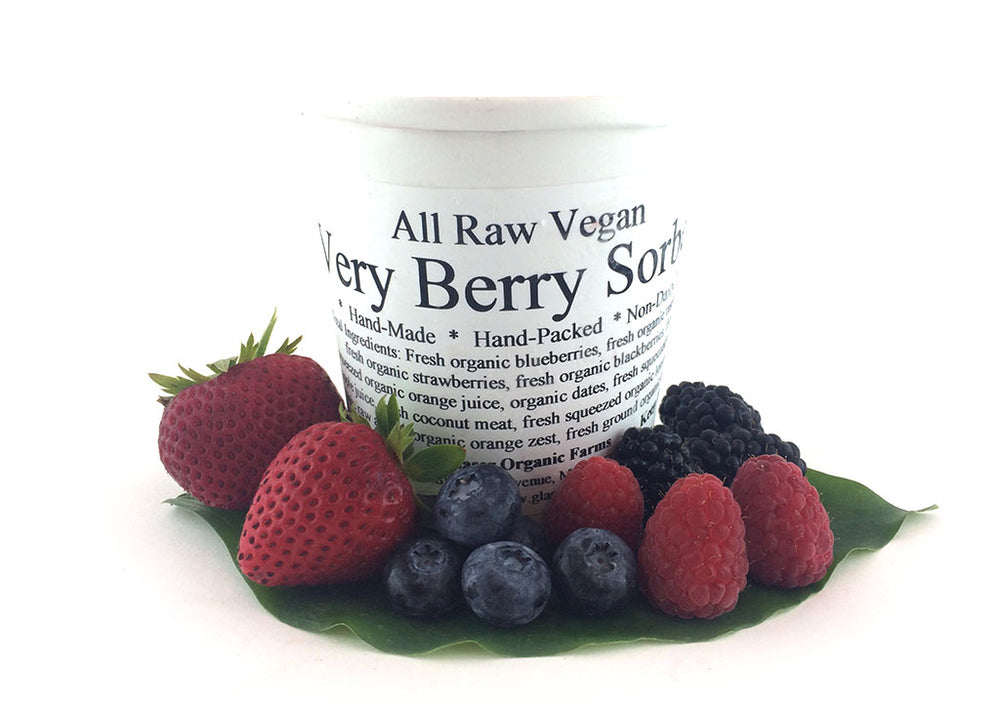Very Berry Sorbet - Raw Vegan, Natural